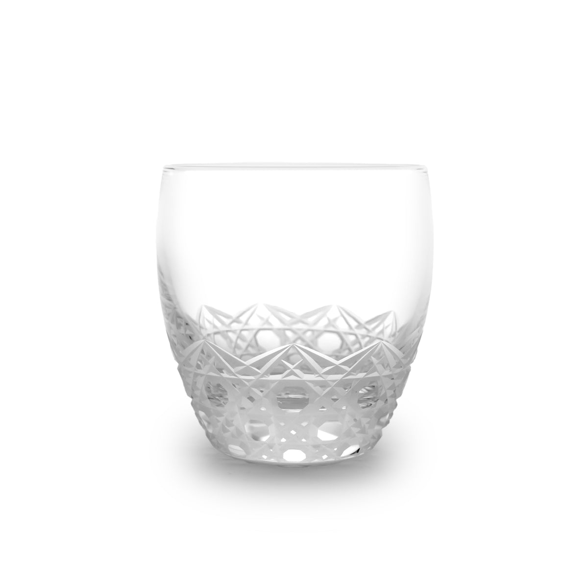 水晶ぐい呑み 籠目 – THE GLASS GIFT SHOP SOKICHI